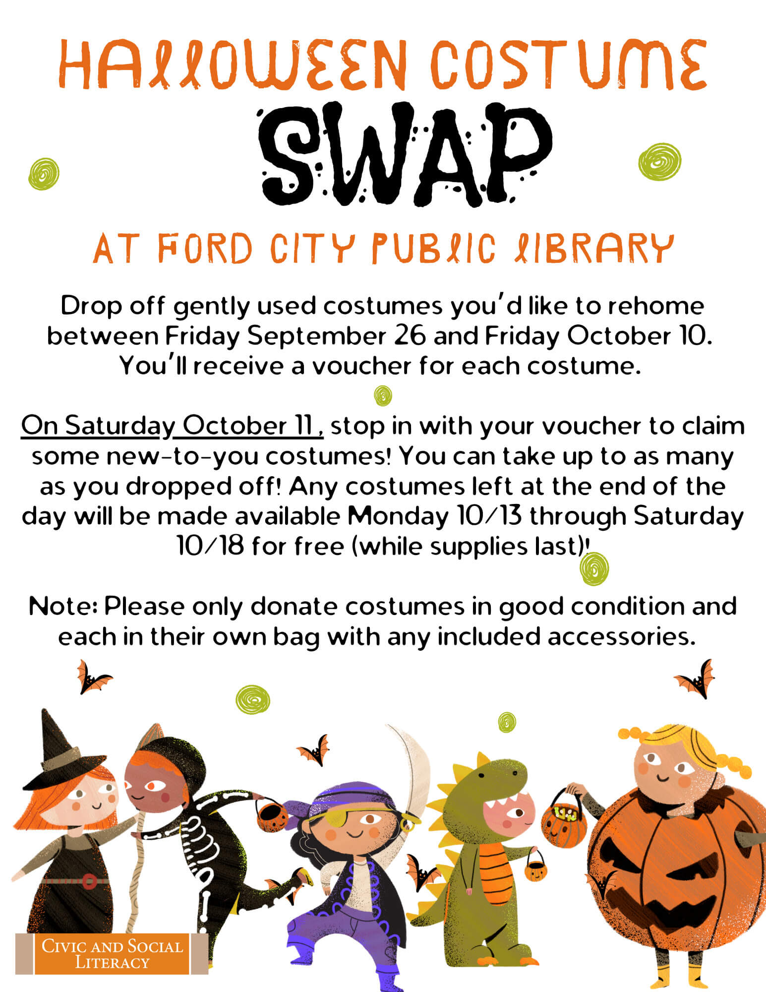 Halloween Costume Swap - Pennsylvania Library Association