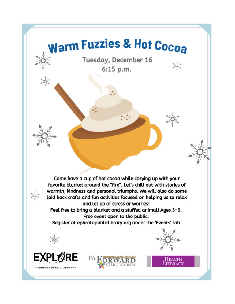 Warm Fuzzies & Hot Cocoa - Pennsylvania Library Association